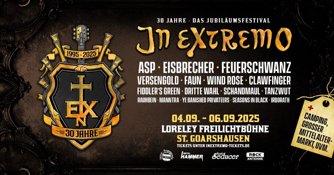 30 Jahre In Extremo – Jubiläumsfestival auf der Loreley 2025 – Wave of ...